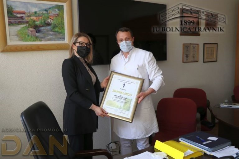 Bossil i LKW iz Viteza su nam donirali dva respiratora - JU Bolnica Travnik